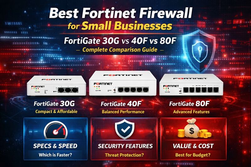 FortiGate 30G vs 40F vs 80F – Best Firewall for Small Businesses